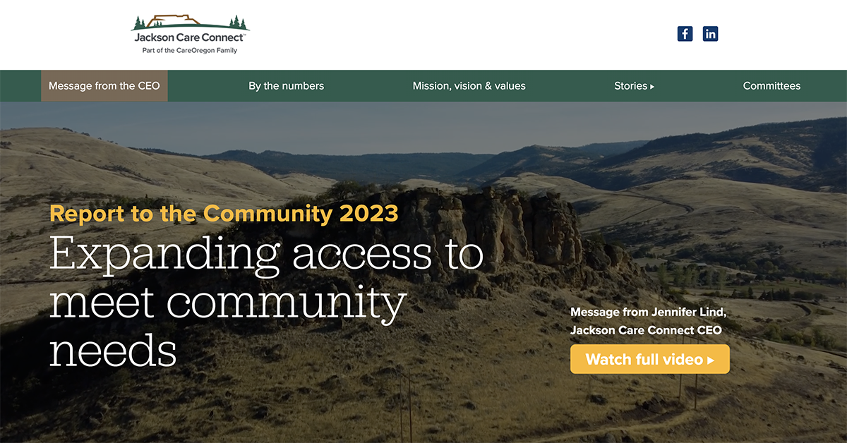 2023 Report to the Community - Jackson Care Connect